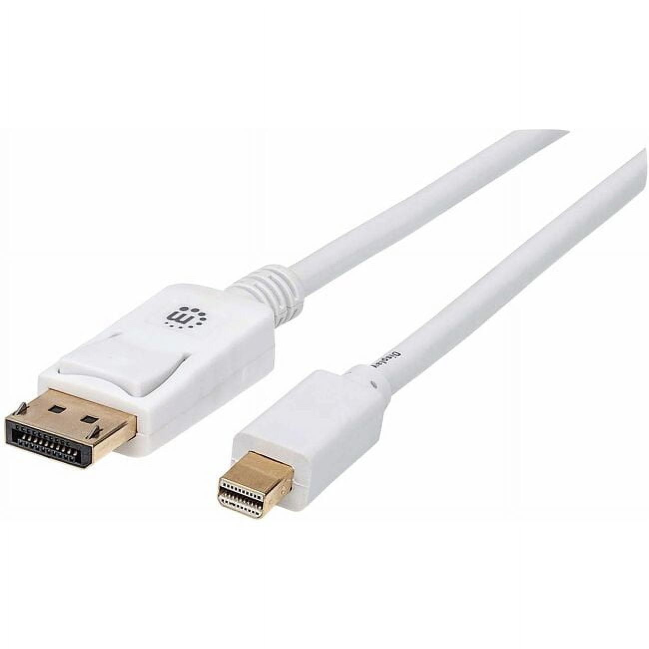 Manhattan 324748 Mini DisplayPort Monitor Cable (6.6 Ft.) - Walmart ...