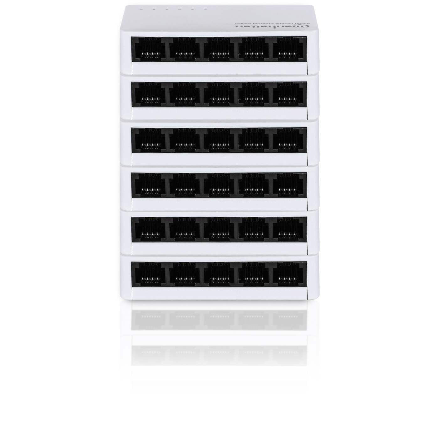 Manhattan 5-Port Gigabit Ethernet Desktop Wall Mount Network Switch | 6 ...