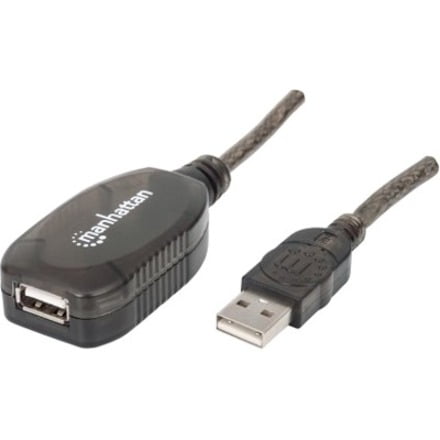 Manhattan 65ft Hi-Speed USB Active Extension Cable - Walmart Business ...