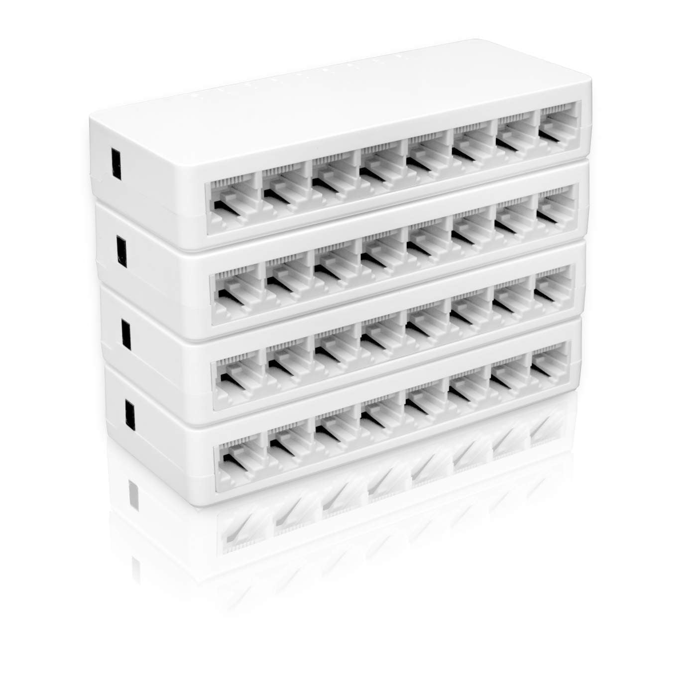 Manhattan 8-Port Ethernet Network Switch | 4-Pack | Plug Play | Fanless ...