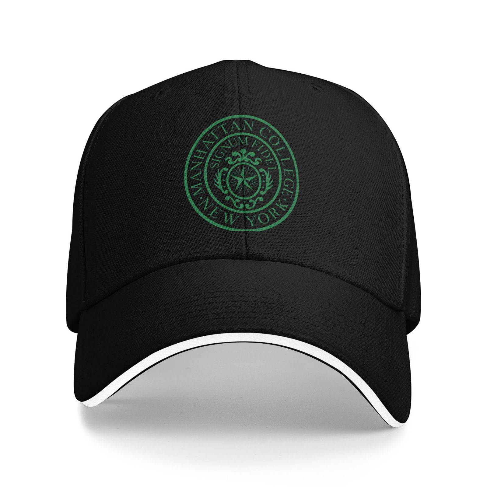 Manhattan A College Large Unisex Baseball Caps Sandwich Caps Dad Hat ...