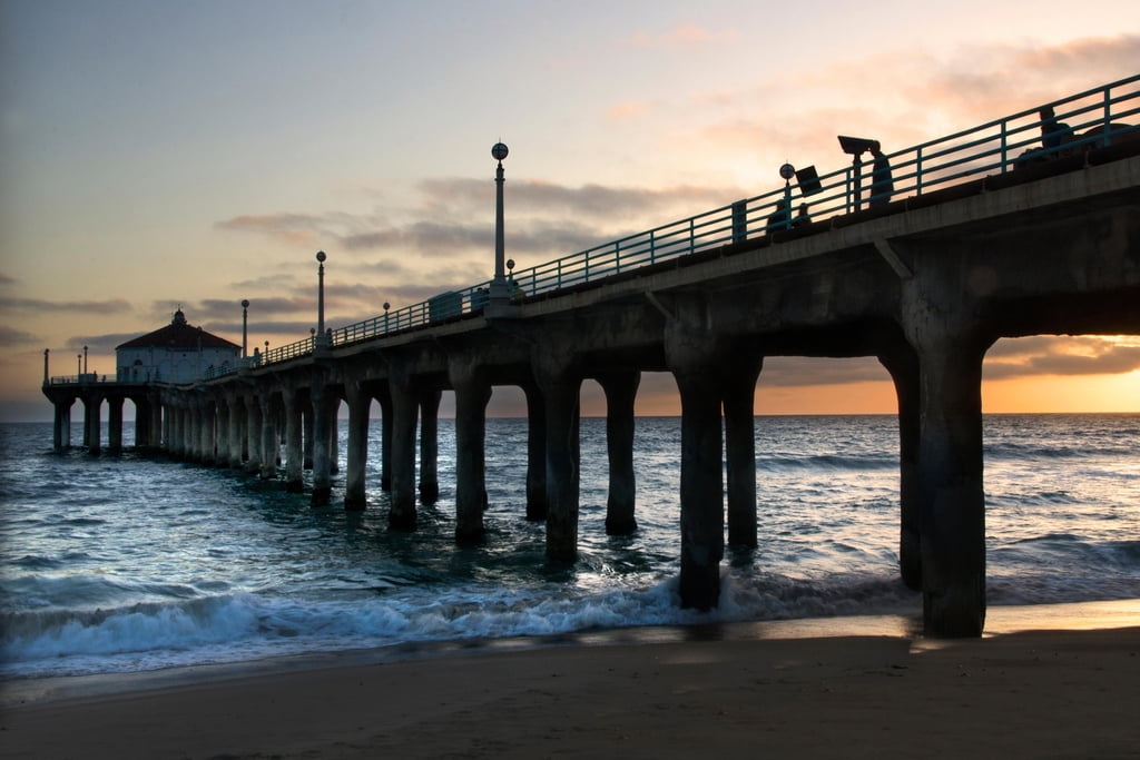 Manhattan Beach California Pier Photo Photograph Cool Wall Art Print ...