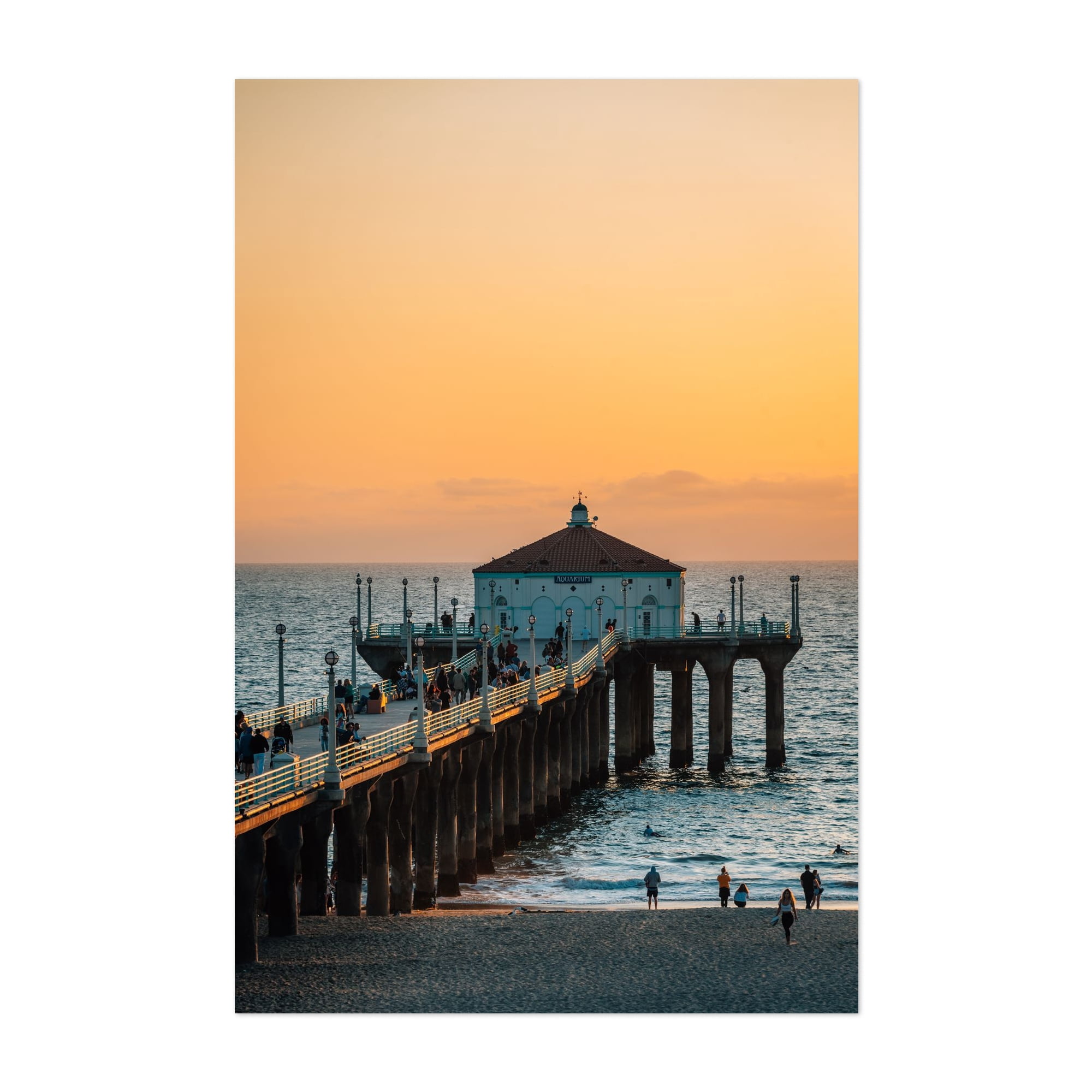 Manhattan Beach Sunset 02 - Los Angeles California Photography Sunset ...
