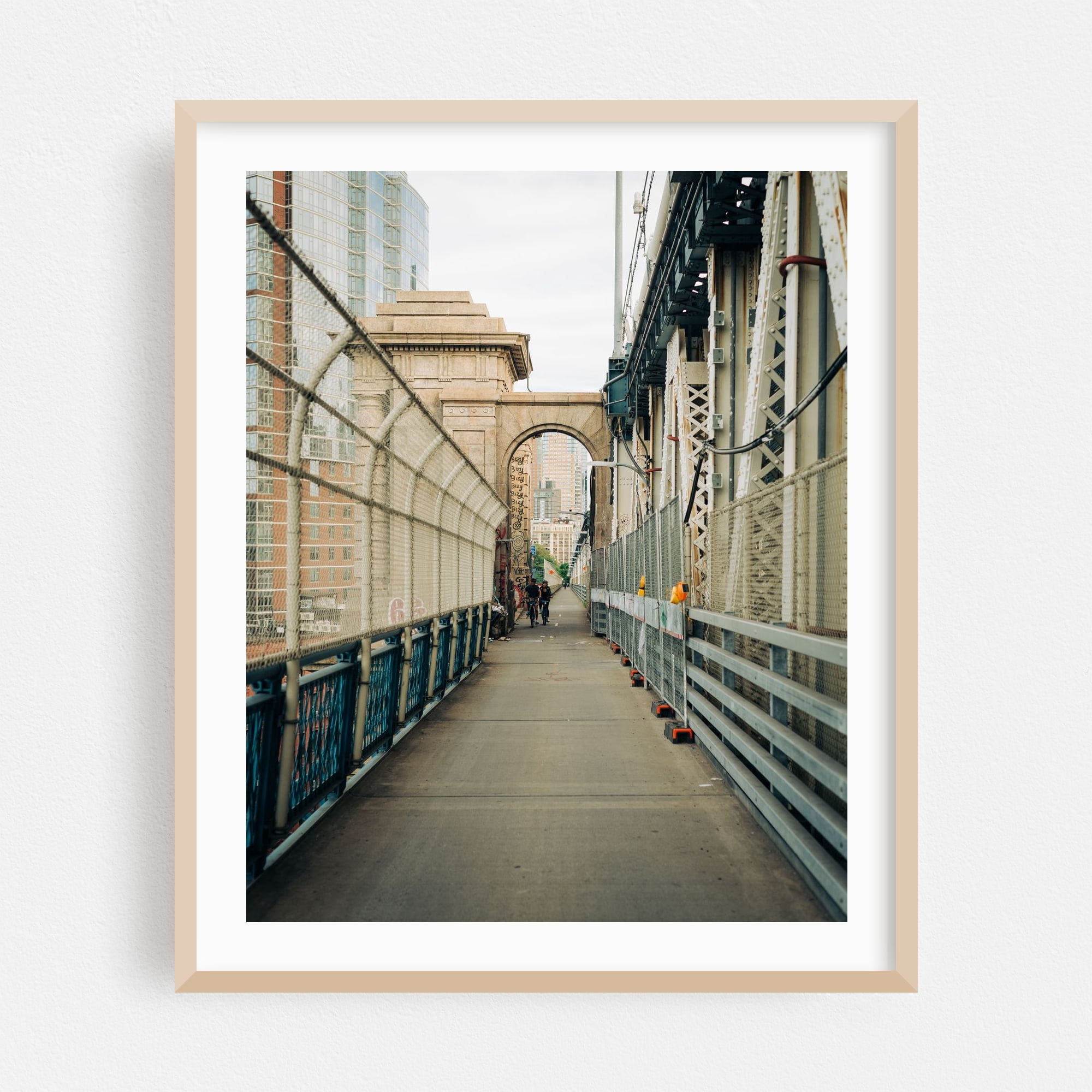 Manhattan Bridge Bike Path - Manhattan New York Photography Bridge City ...