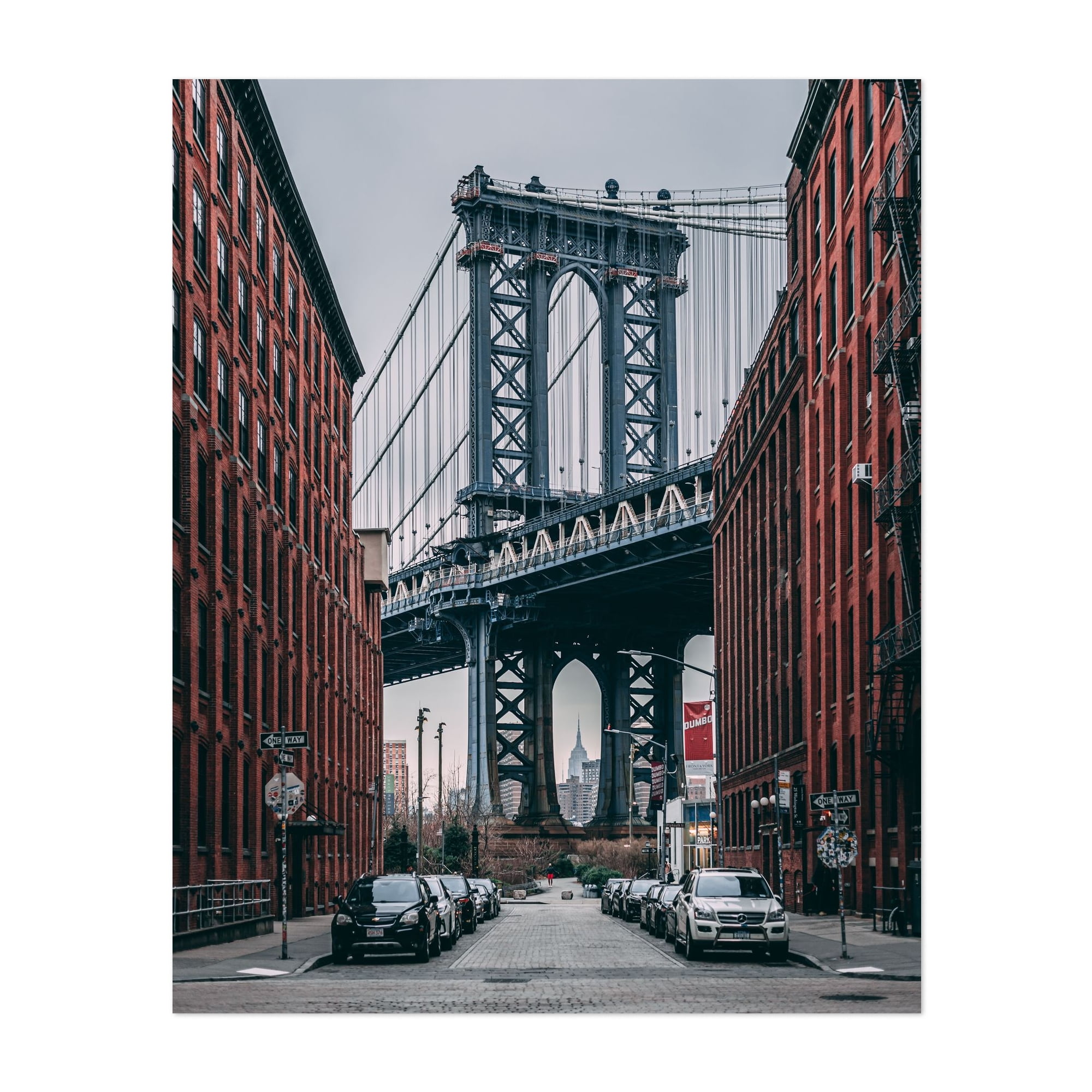 Manhattan Bridge, DUMBO - Manhattan New York Photography Unframed Wall ...