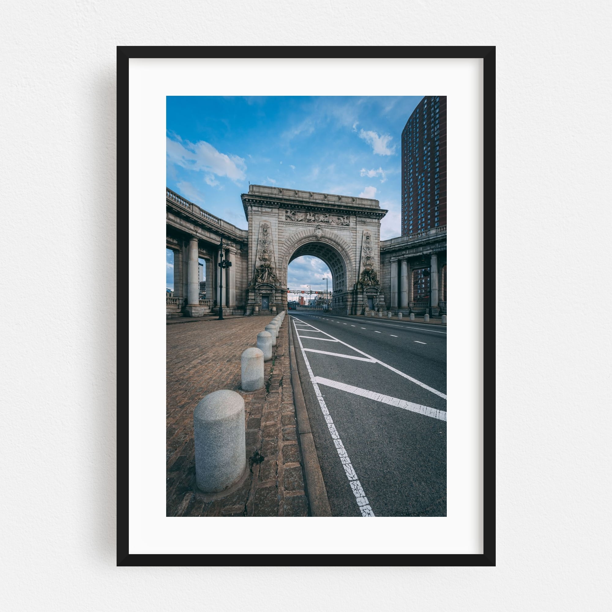 Manhattan Bridge Entrance - Manhattan New York Photography Architecture ...