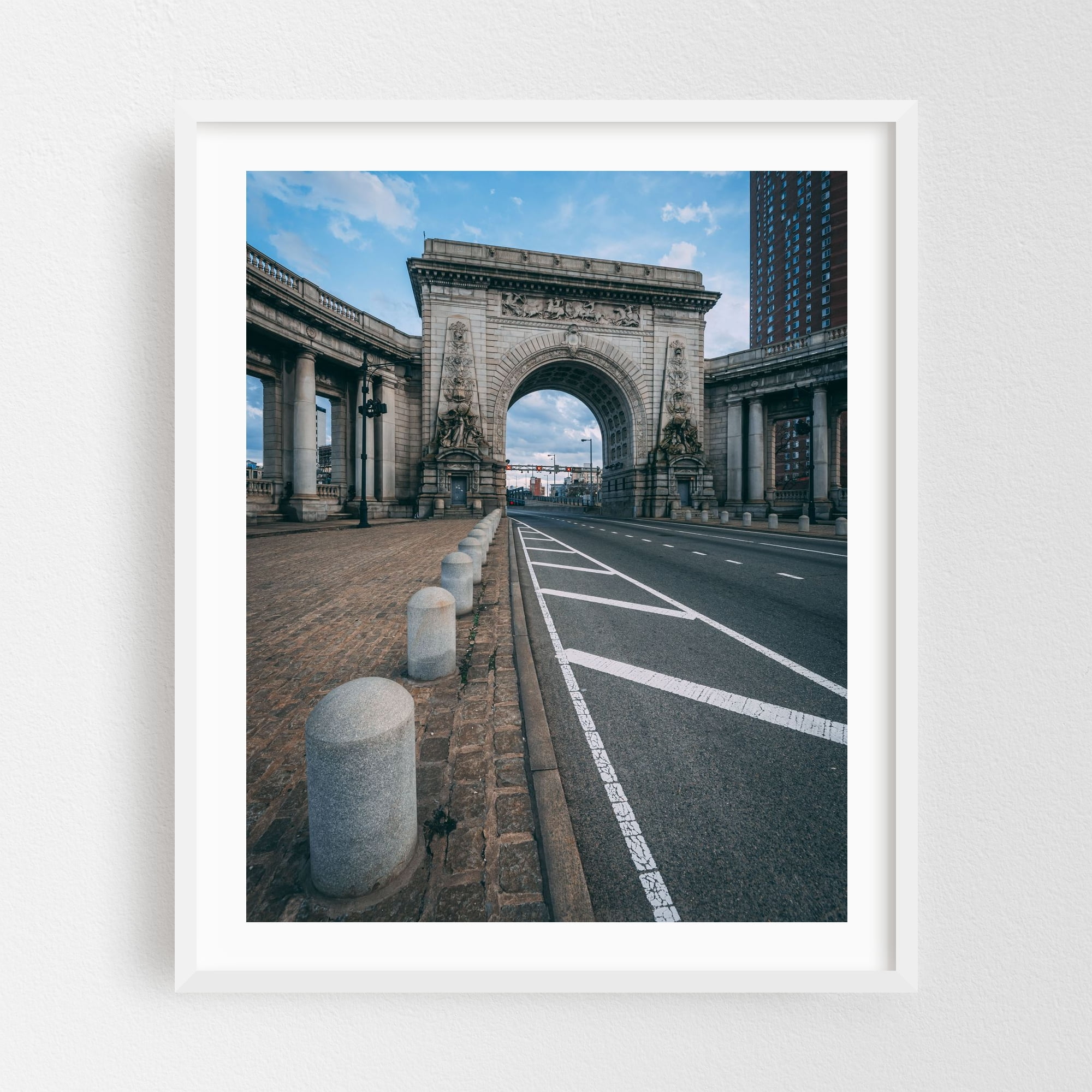 Manhattan Bridge Entrance - Manhattan New York Photography Architecture ...