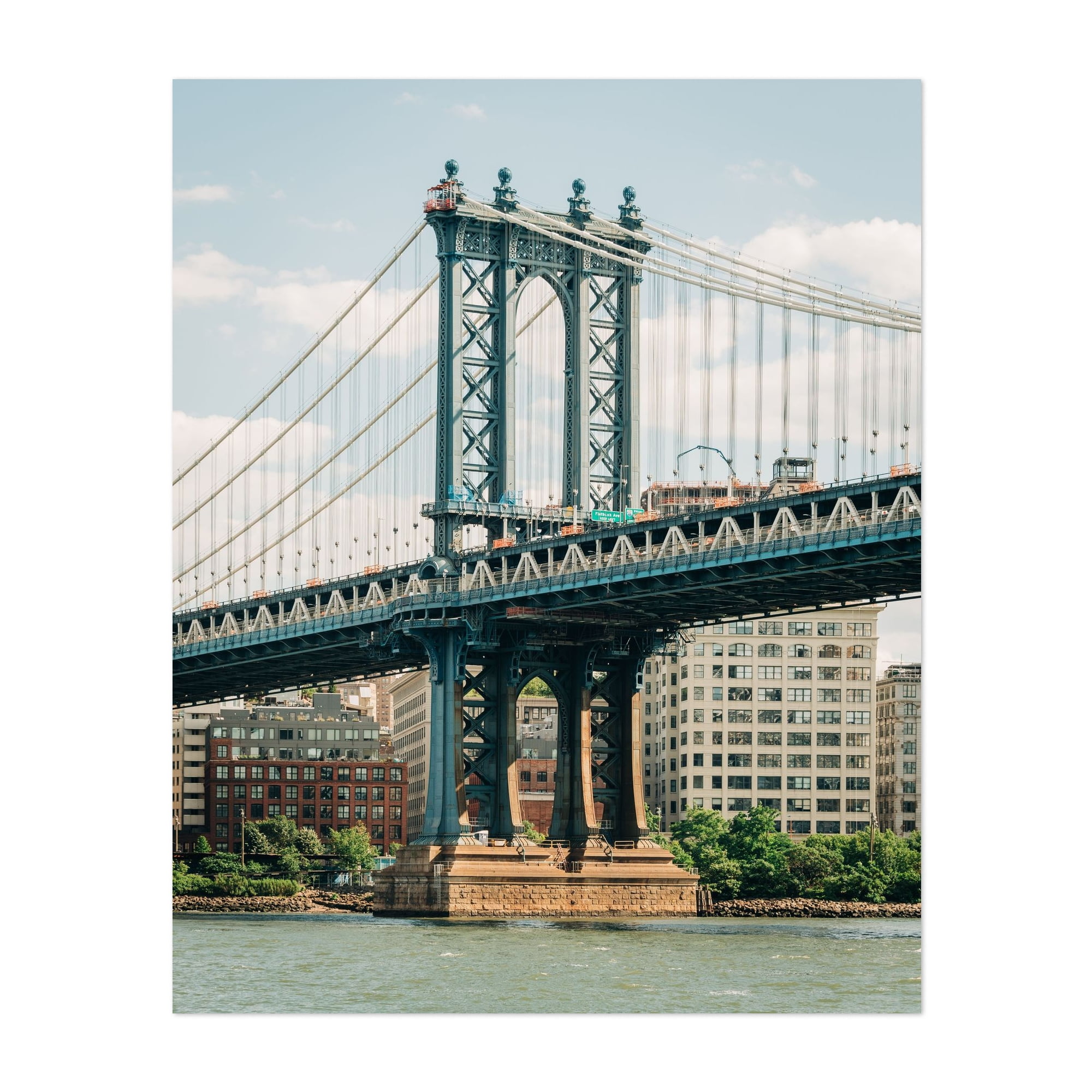 Manhattan Bridge from Fidi - Manhattan New York Photography Unframed ...