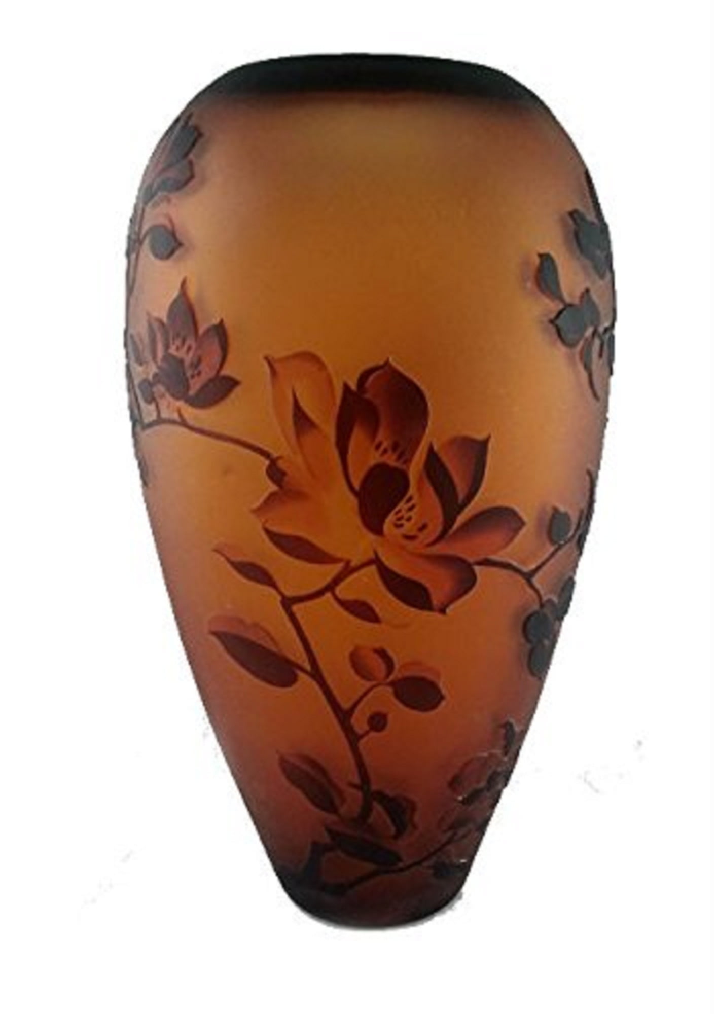 Manhattan Chic Antiquity Collection Inverted Beehive Vase 12" - Amber ...