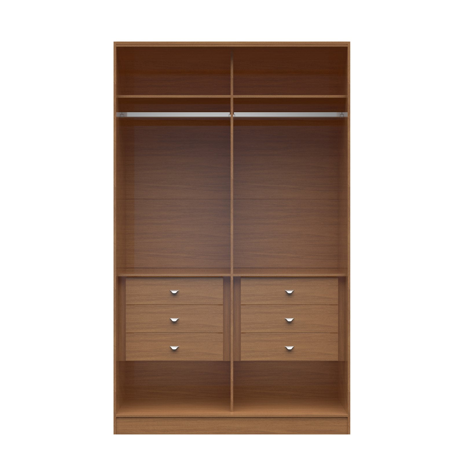 Manhattan Comfort Chelsea 6-drawer 54.33-inch Wide Wardrobe - Walmart.com