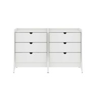 Manhattan Comfort Granville Standard Engineered Wood Dresser in Light ...
