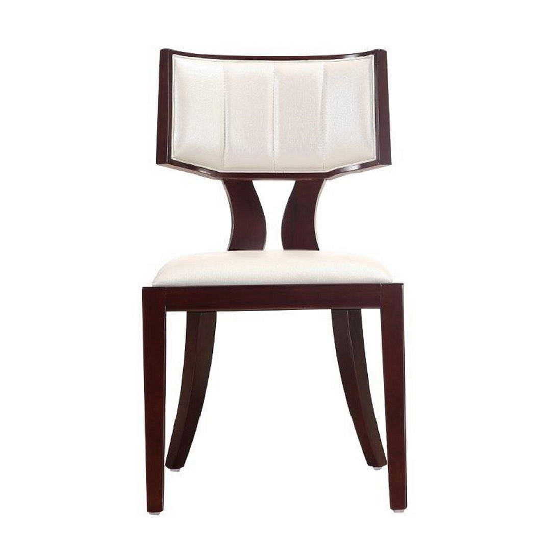 Manhattan Comfort Pulitzer Dining Chair, Set of Two, Walnut Solid Wood ...