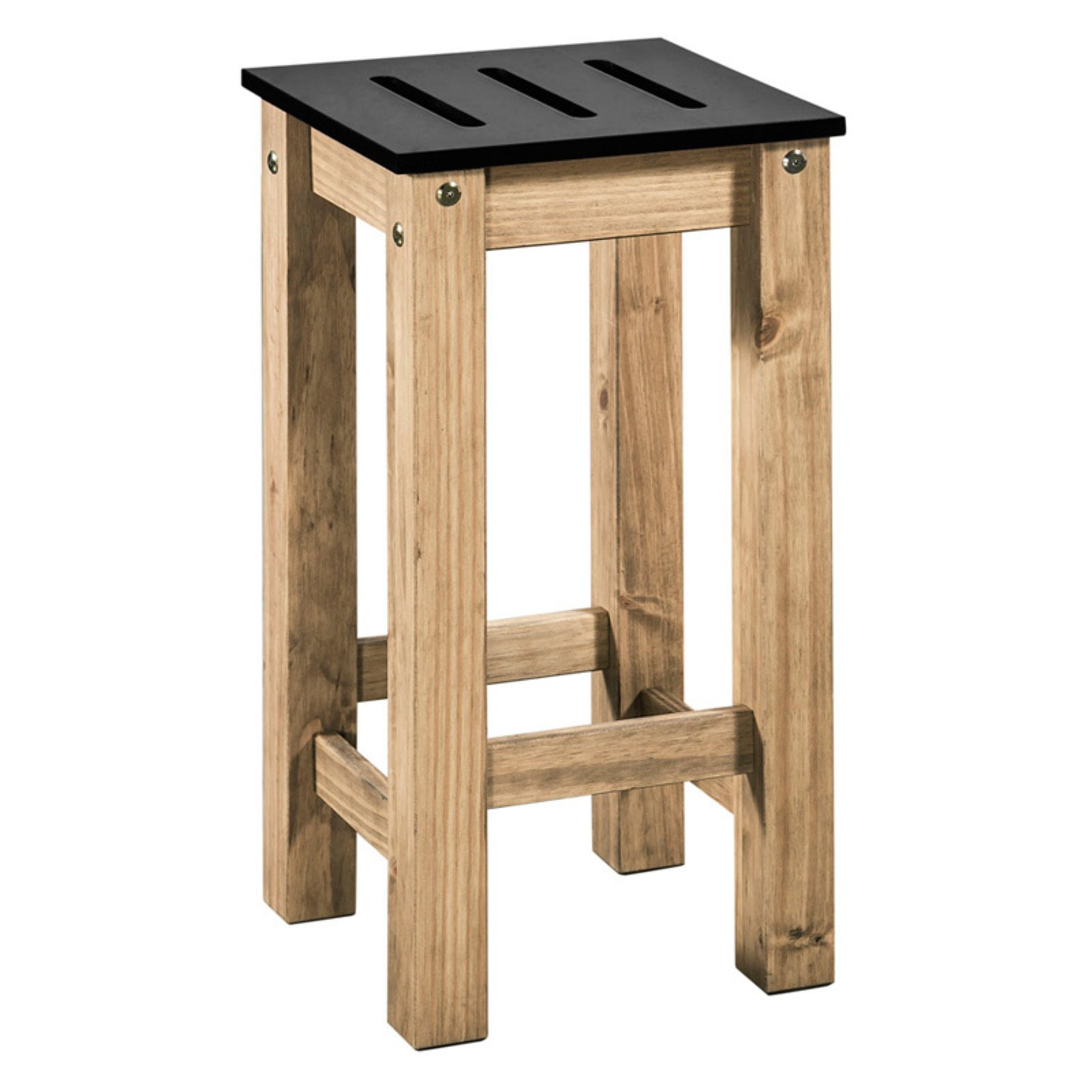 Manhattan Comfort Stillwell 25" Counter Stool in Black (Set of 2 ...