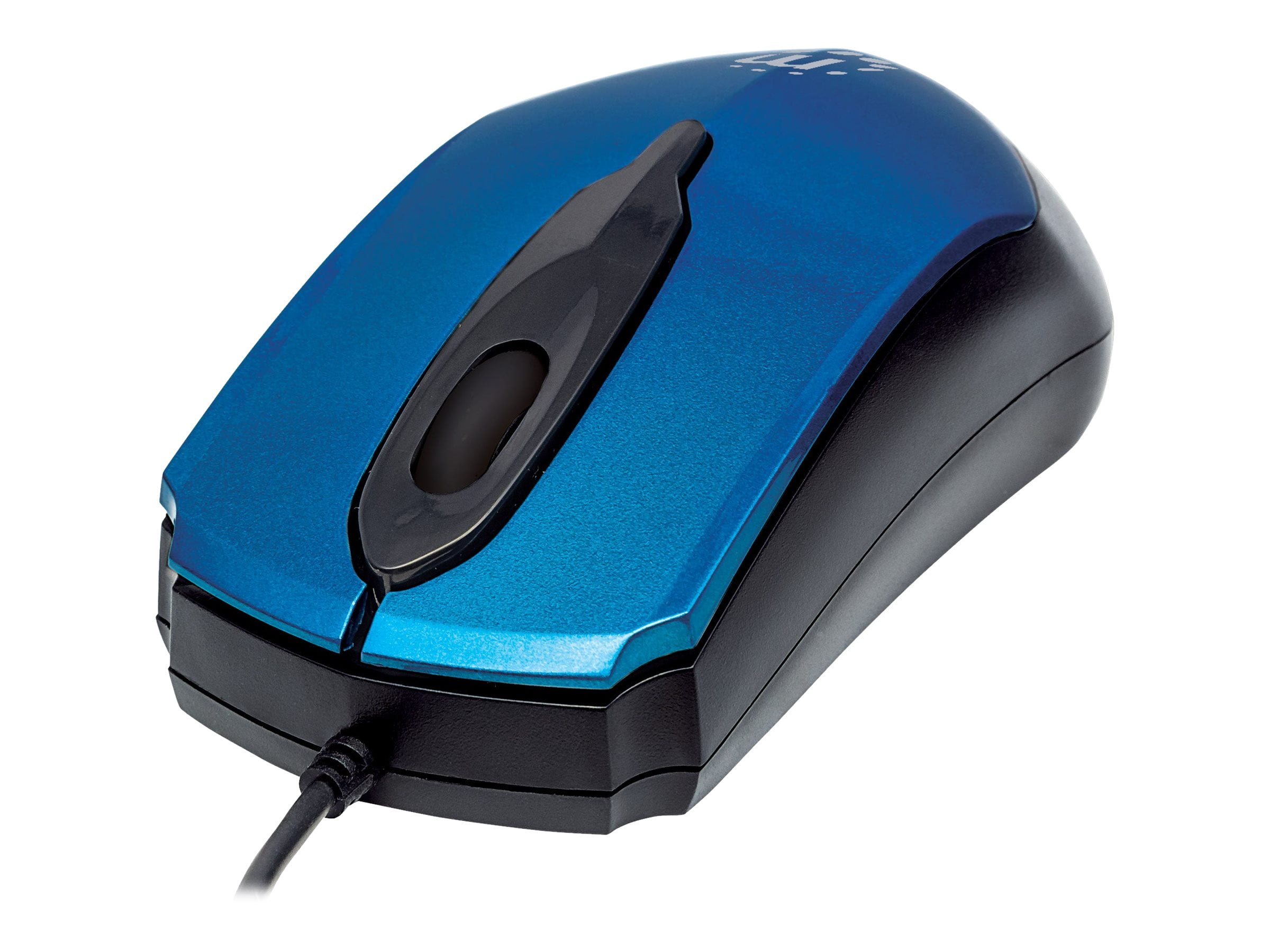 Manhattan Edge Optical USB Mouse Black, Blue 177801 - Walmart Business ...