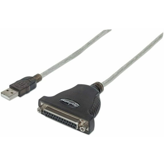 Manhattan USB to Parallel Printer Adapter, DB25 Connector, Plug and ...