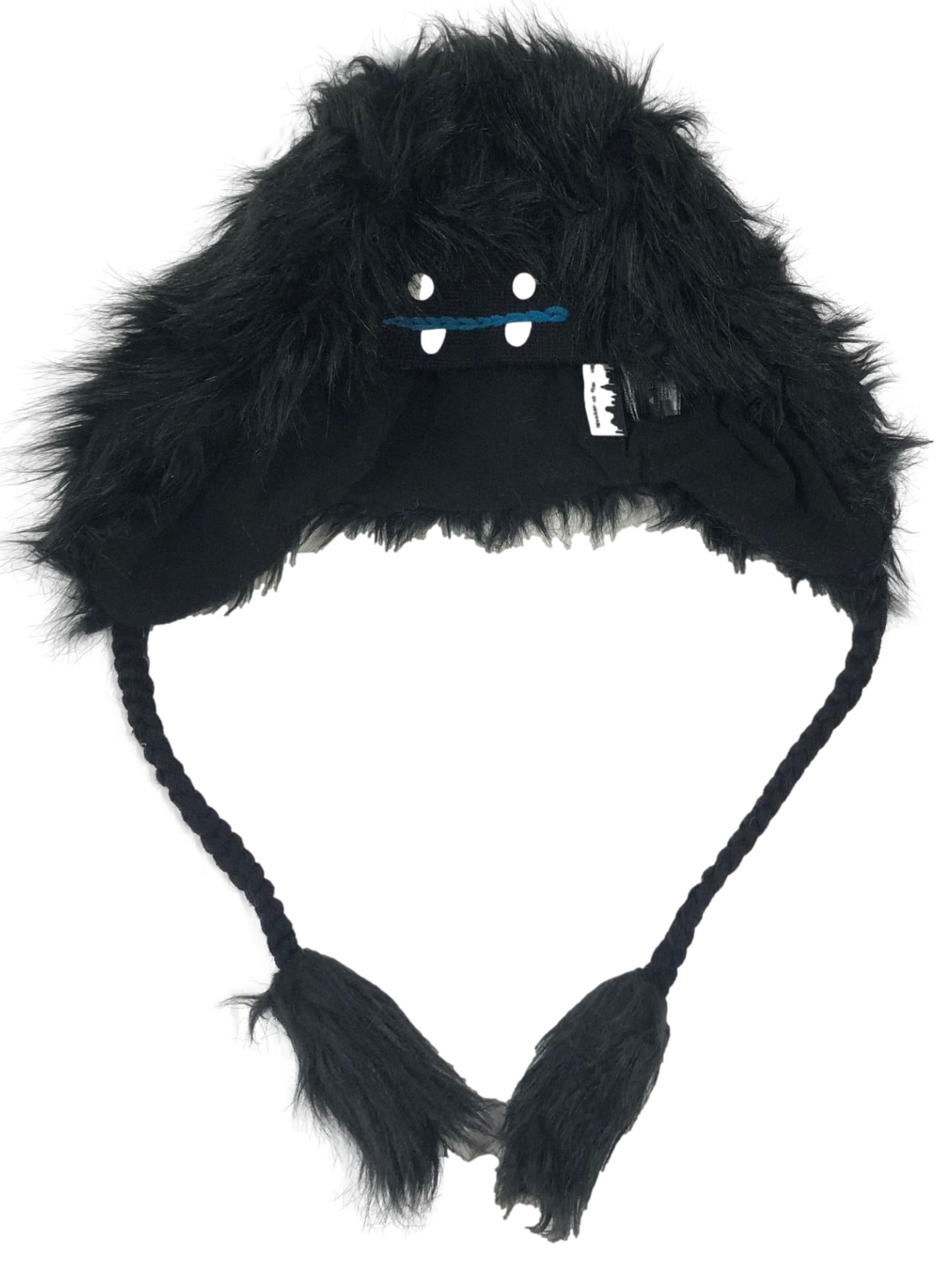 Manhattan Hat Company Womens Fuzzy Black Spider Monster Trapper Hat ...