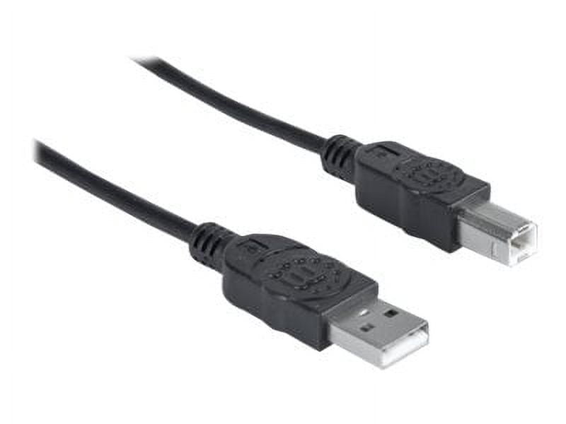 Manhattan Hi-Speed USB B Device Cable - Type-A Male to Type-B Male, 480 ...