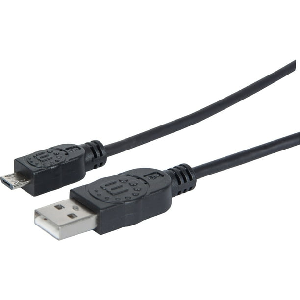 Manhattan Hi-Speed USB Micro-B Device Cable USB 2.0, Type-A Male to ...