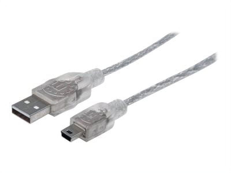 Manhattan Hi-Speed USB Mini-B Device Cable, USB 2.0, Type-A Male to ...