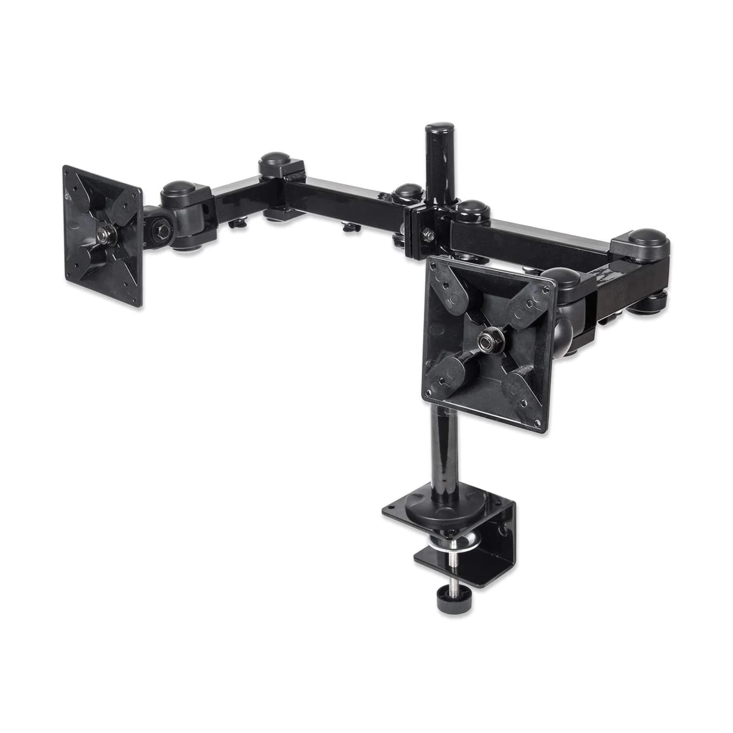 Manhattan LCD Monitor Mount with Double-Link Swing Arms - Supports Two ...