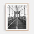 Manhattan New York Bridge Black And White Home Decor City Architecture ...