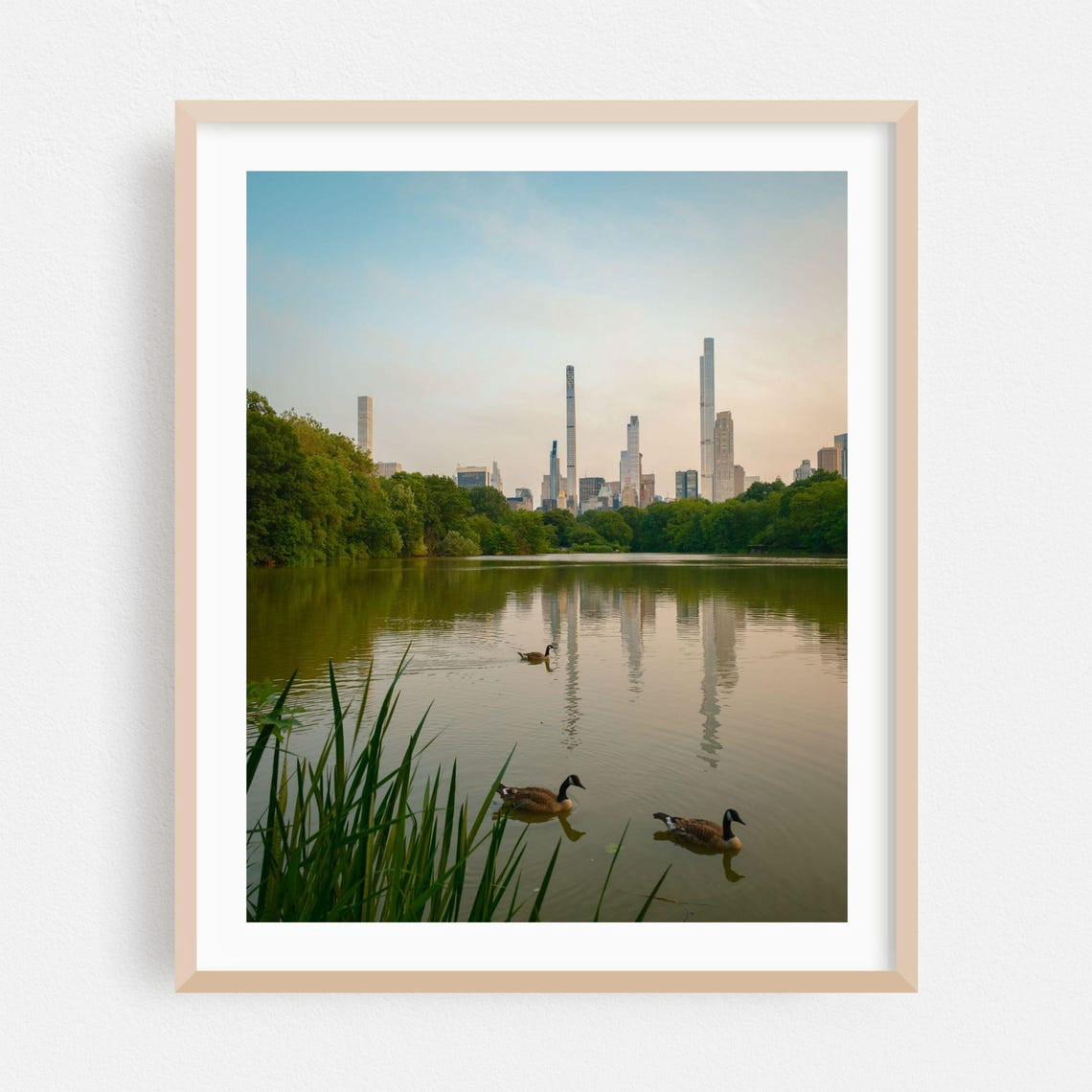 Manhattan New York City Art Skyline Nature Water Fine Art Landscape ...