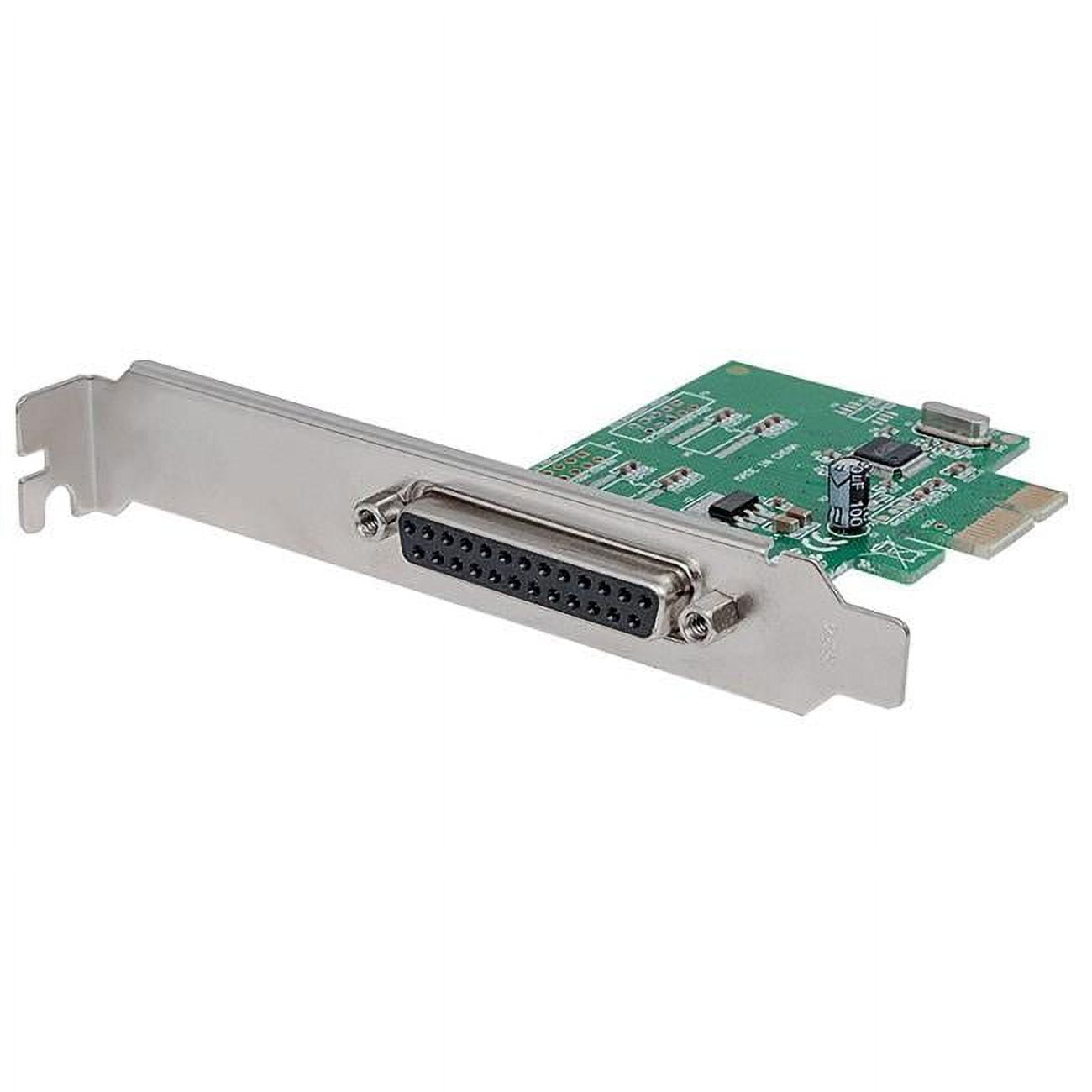 Manhattan PCI Express Card, 1x Parallel DB25 port, 2.0 Mbps, IEEE 1284 ...