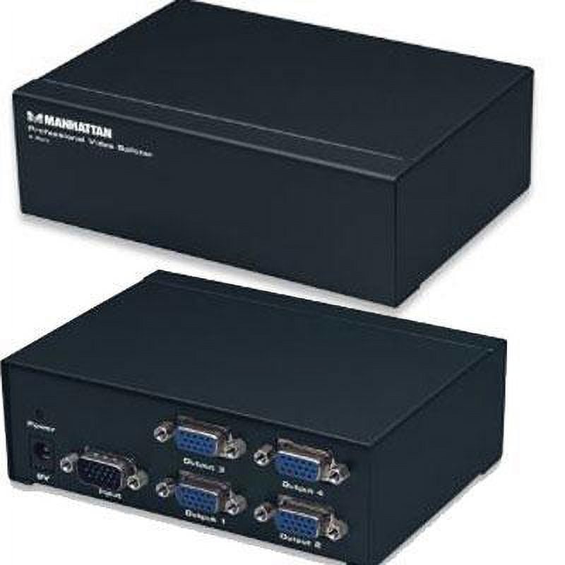 Manhattan Professional Video Splitter, 4-Port, VGA, SVGA, MultiSync ...