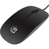 Manhattan USB Optical Mouse with Scroll Wheel 1000dpi Black 177658 - Walmart.com