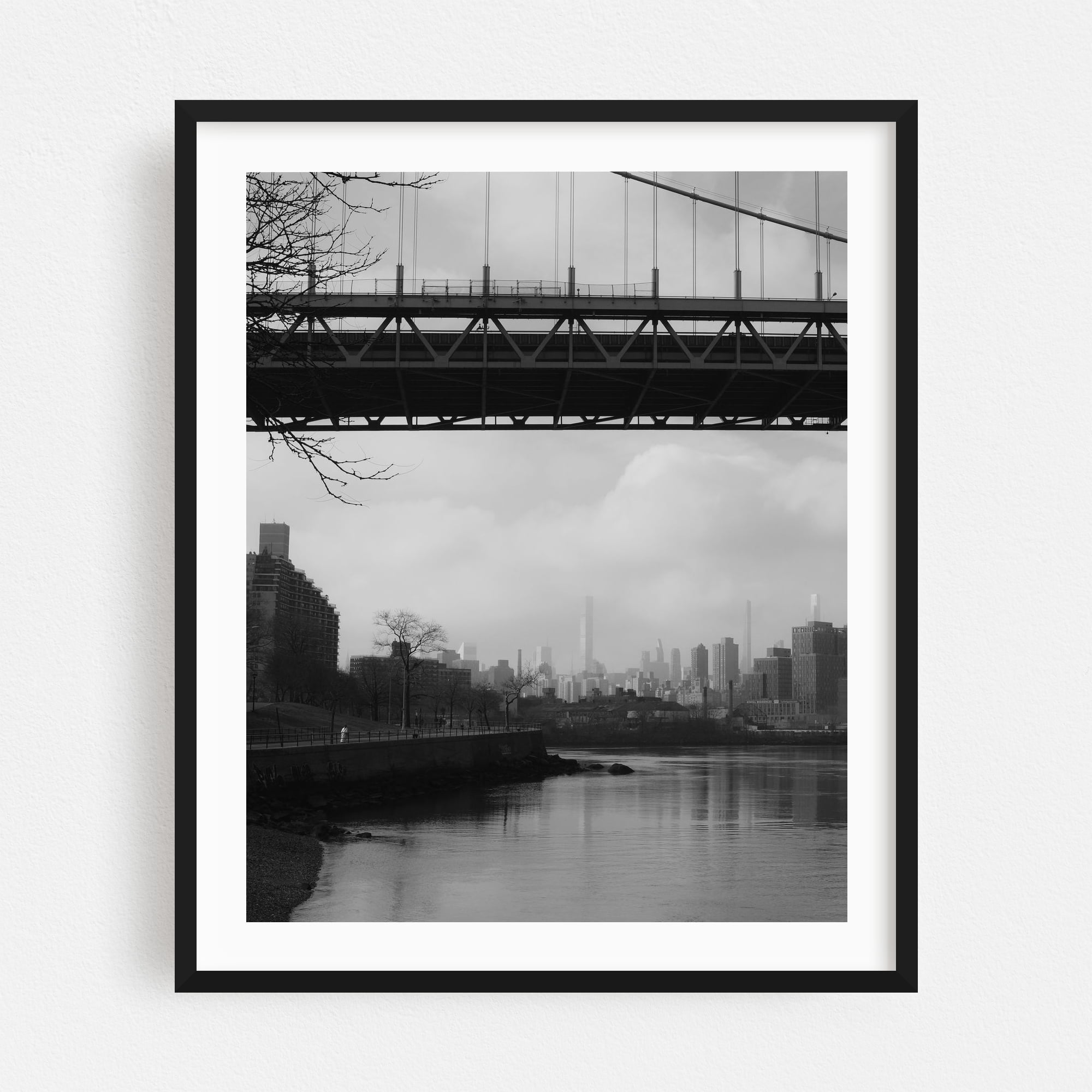 Manhattan Skyline from Astoria Park - Queens New York Photography Black ...