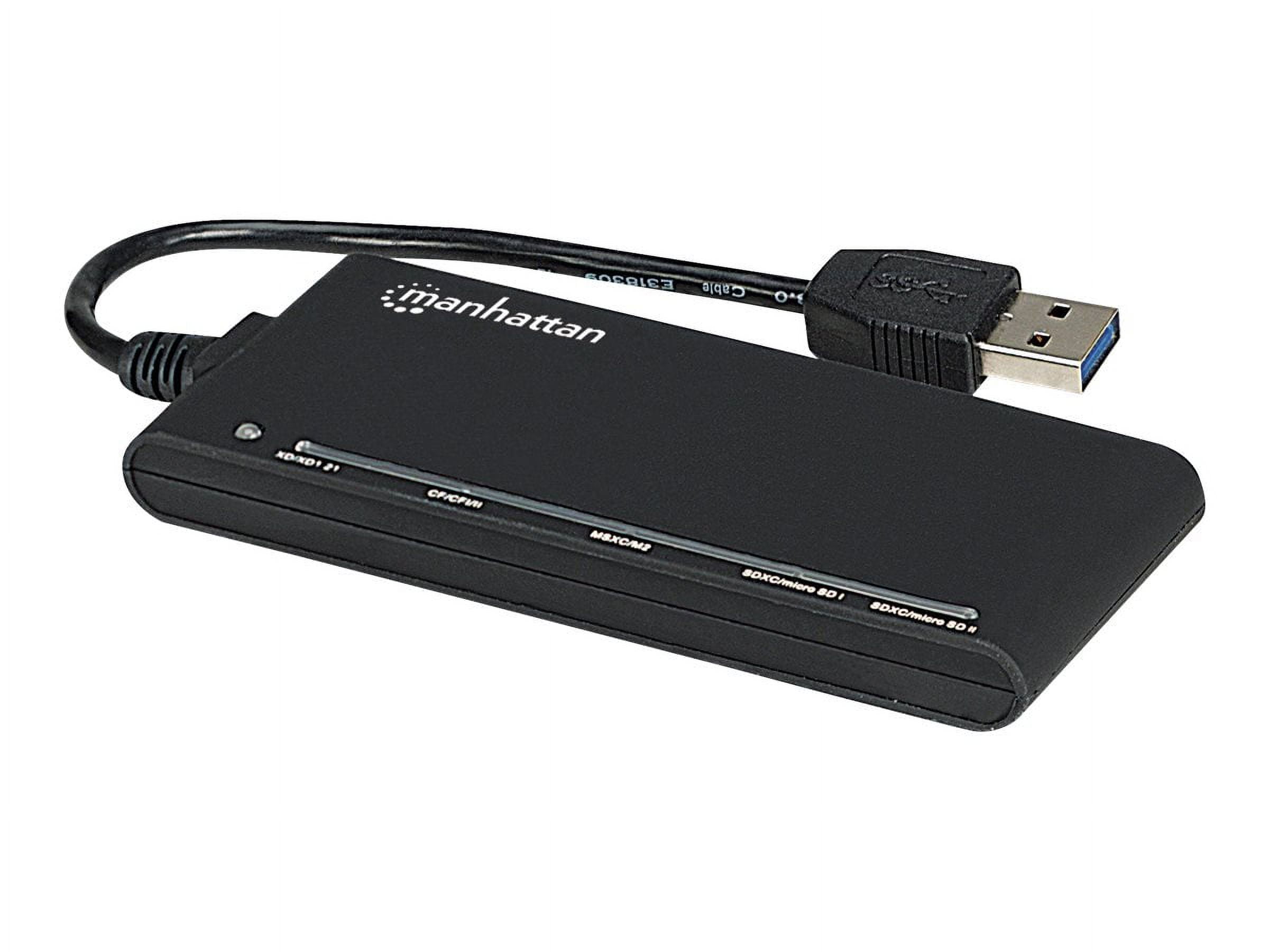 Manhattan USB-A Multi-Card Reader/Writer, 5 Gbps (USB 3.2 Gen1 aka USB ...