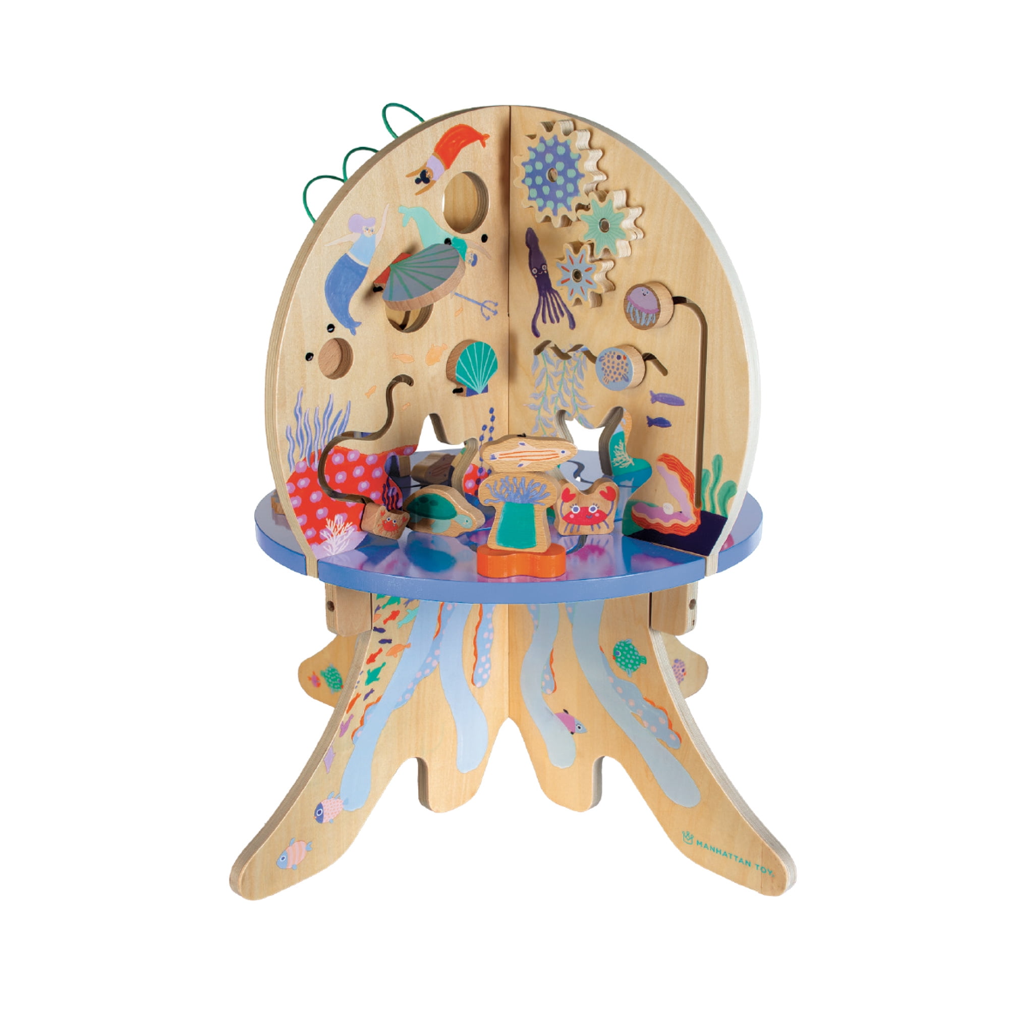 Manhattan Toy Deep Sea Adventure Wooden Toddler Activity Center with ...