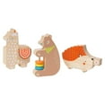 Manhattan Toy Animal Baby Sounds Musical Forest Trio 3 Piece Wooden Toy ...