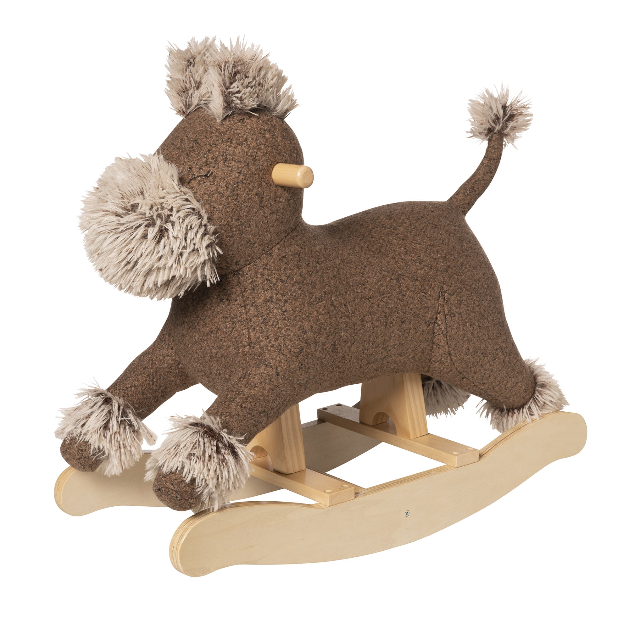 Manhattan Toy Terrier Plush Dog Wooden Rocking Toy - Walmart.com