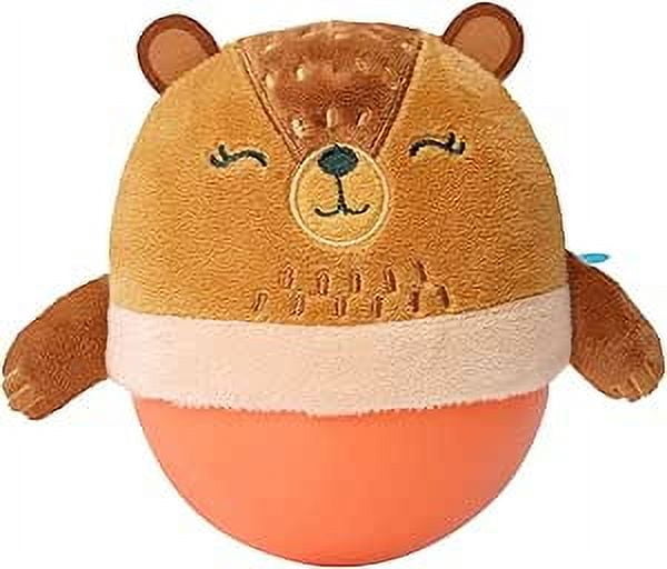 Manhattan Toy Wobbly Bobbly Bear Weighted, Soft Silicone Wobble Ball ...