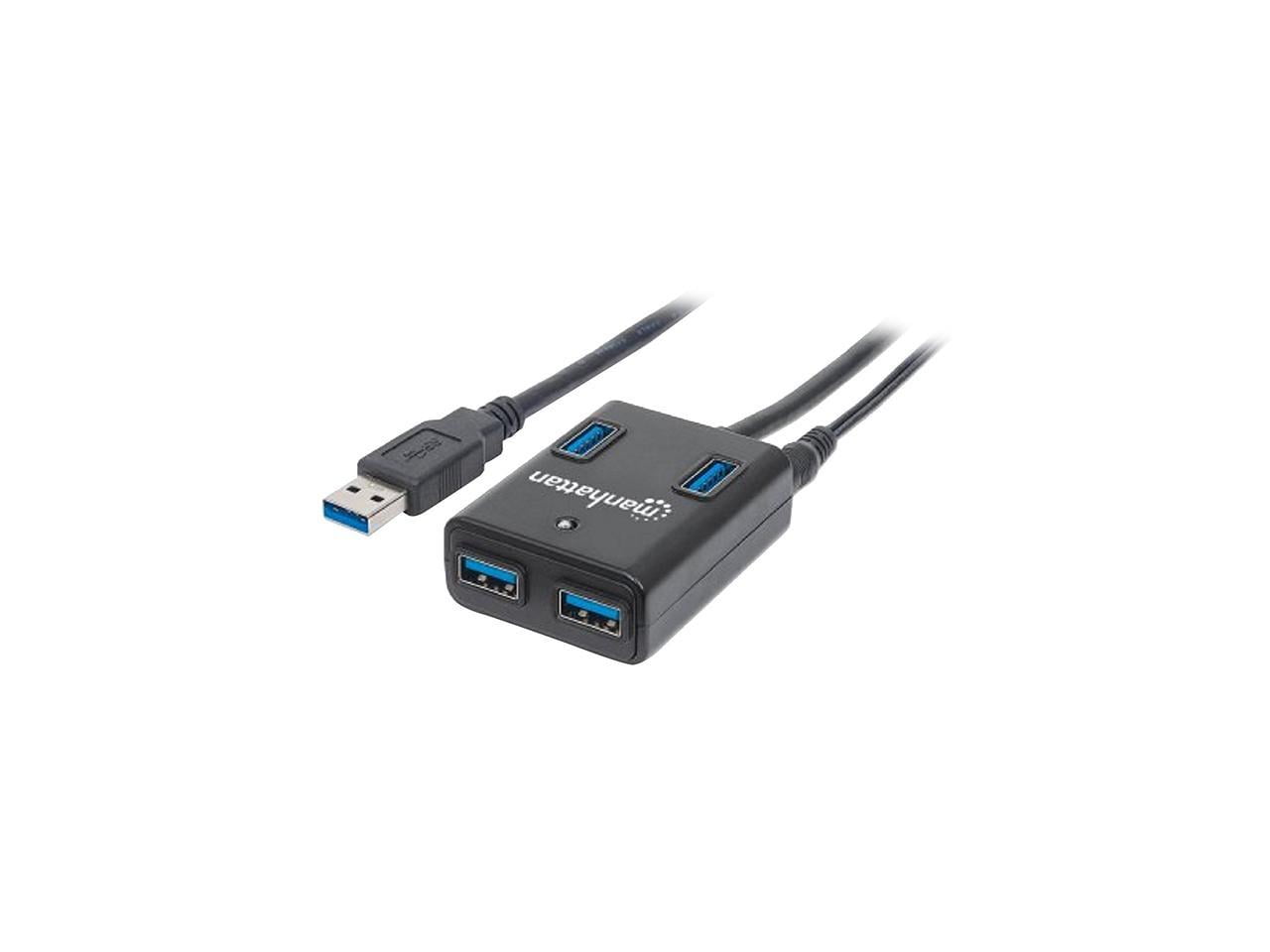 Manhattan USB-A 4-Port USB-A Hub 162302 - Walmart.com