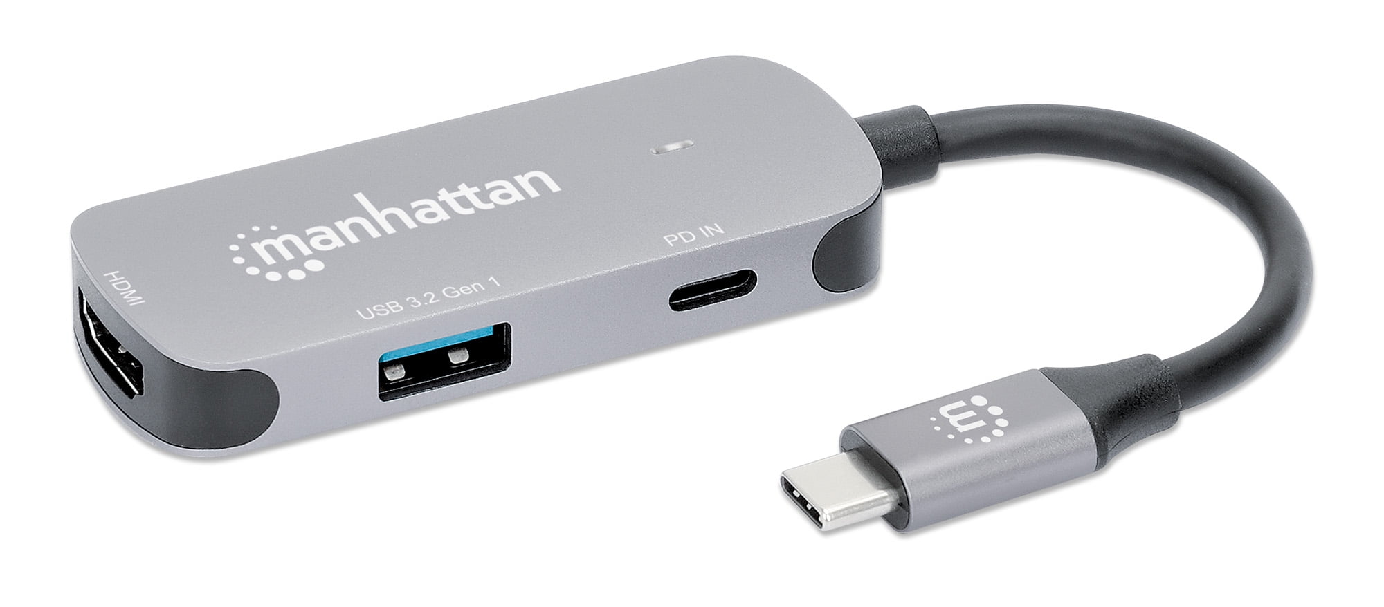 Manhattan USB-C to HDMI 3-in-1 Docking Converter with Power Delivery ...
