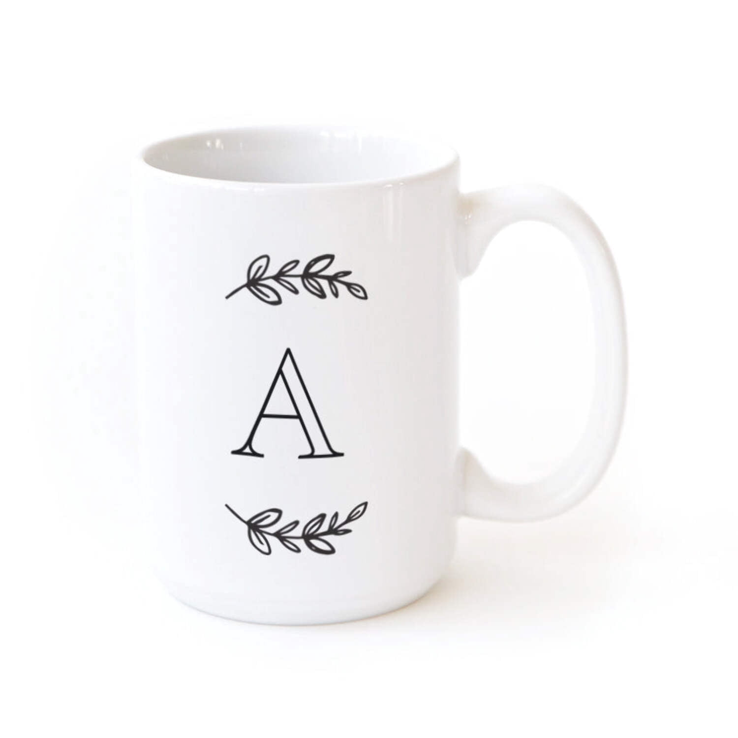 Manhattan Wreath Personalized Monogram Coffee Mug - Walmart.com