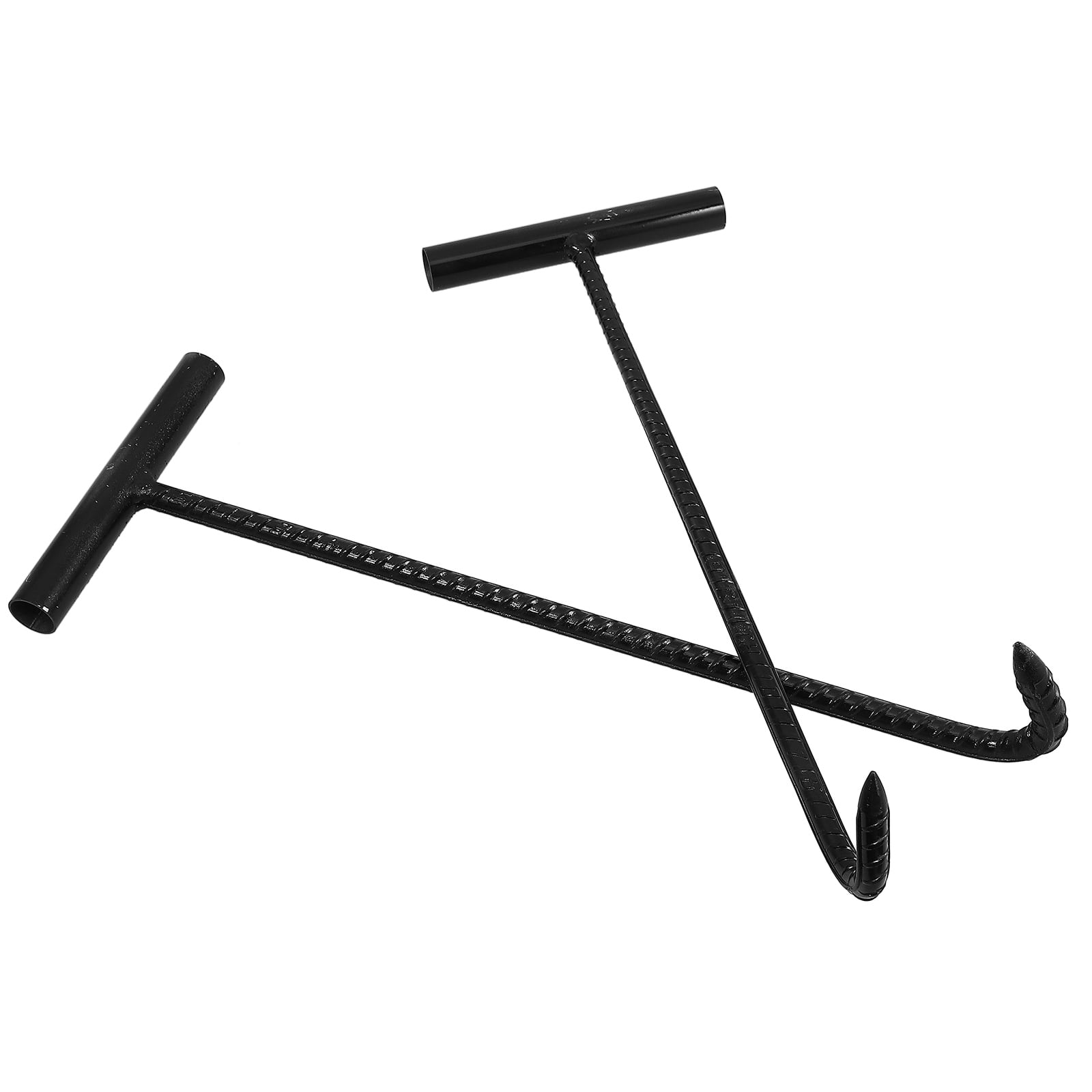 Manhole Hook Manhole Handle Manhole Cover Hook Pipeline Steel Black 40 ...