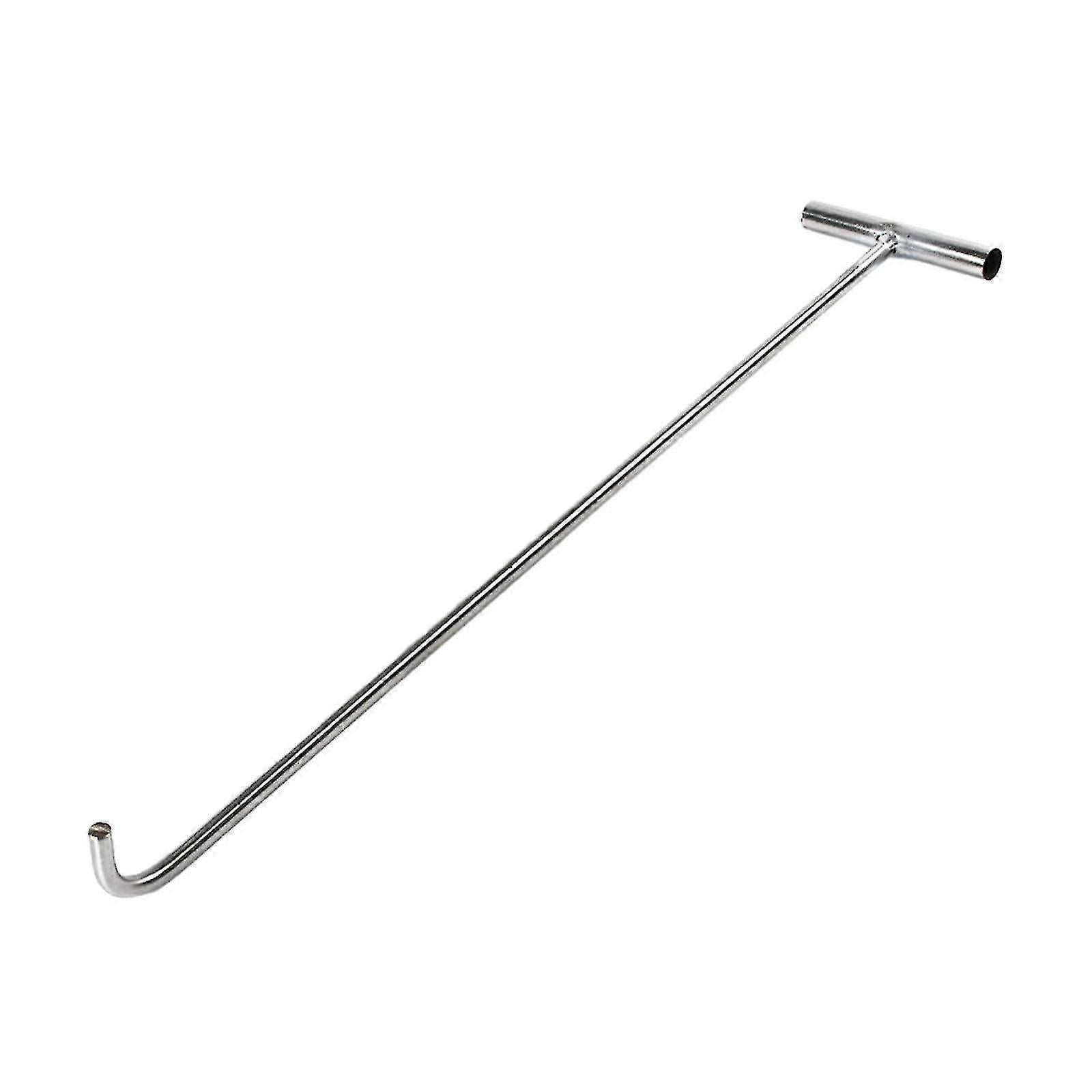 Manhole Hook Tool T Shape Pull Heavy Lid Well Lid Heavy Duty Open ...