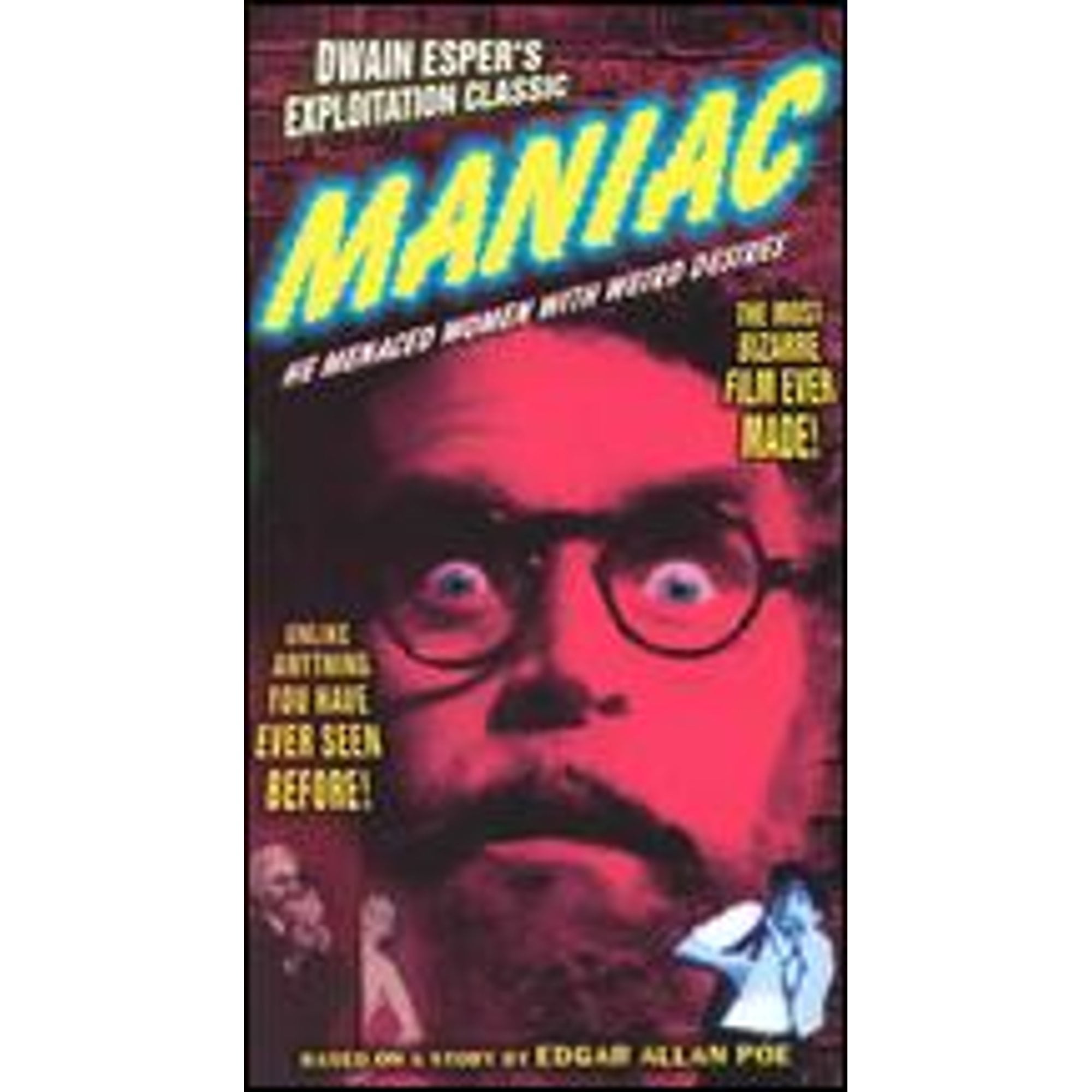 Pre-Owned Maniac (DVD 0089218400291) directed by Dwain Esper - Walmart.com