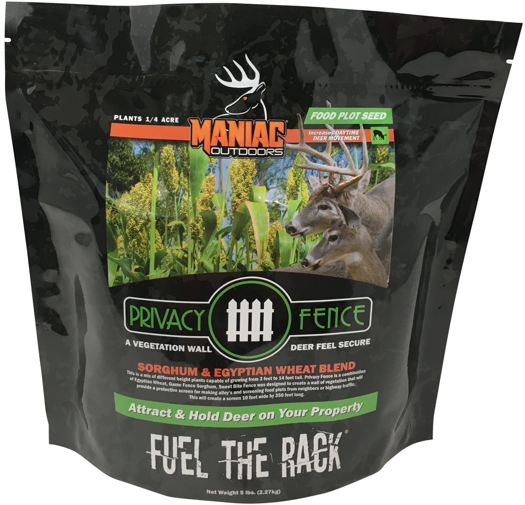 Maniac Outdoors Privacy Fence Food Plot for Deer, 11 x 11 x 4 Inches, 5 ...