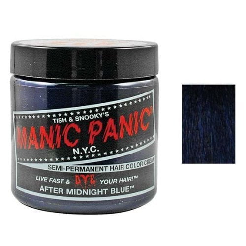 Dark Midnight Blue Hair