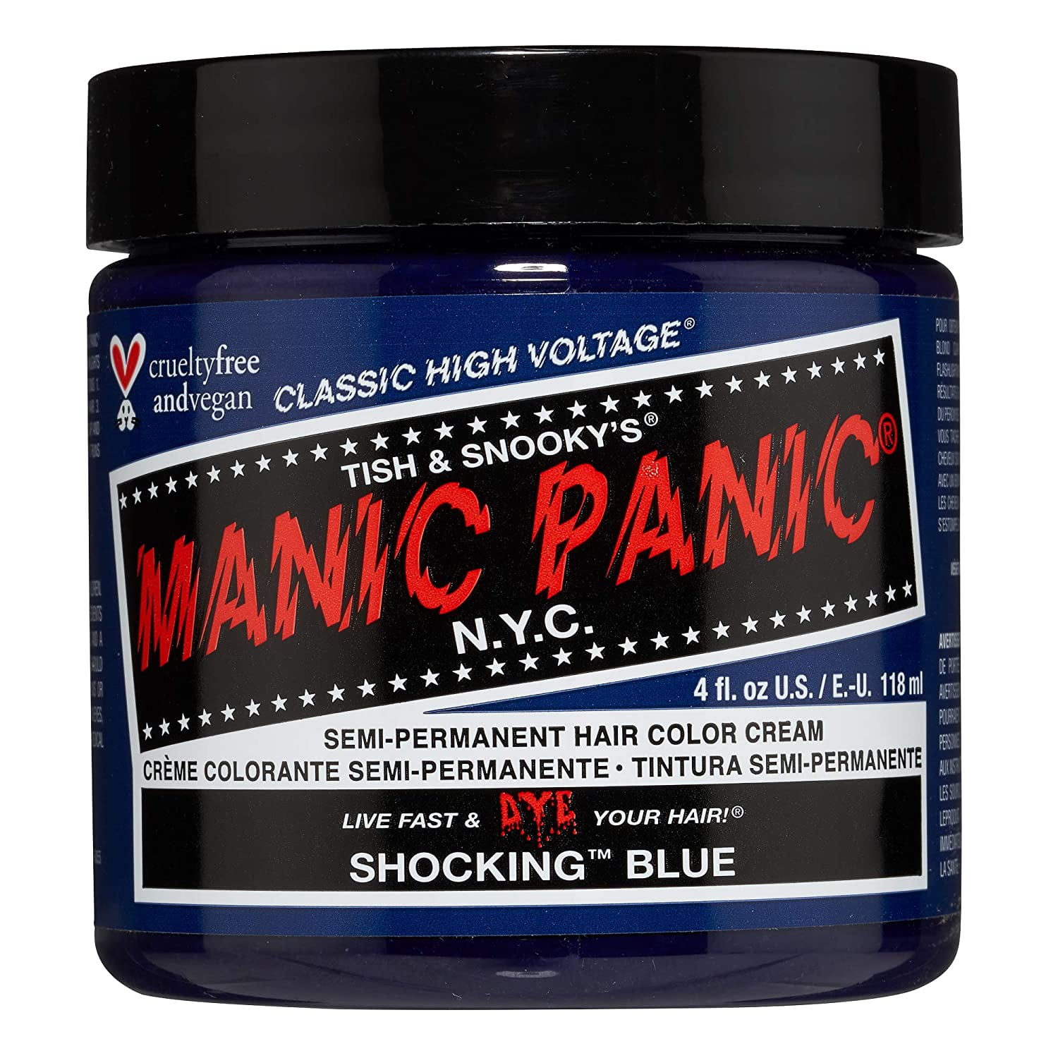 Manic Panic Class High Voltage Semi-Permanent Hair Color [SHOCKING BLUE ...
