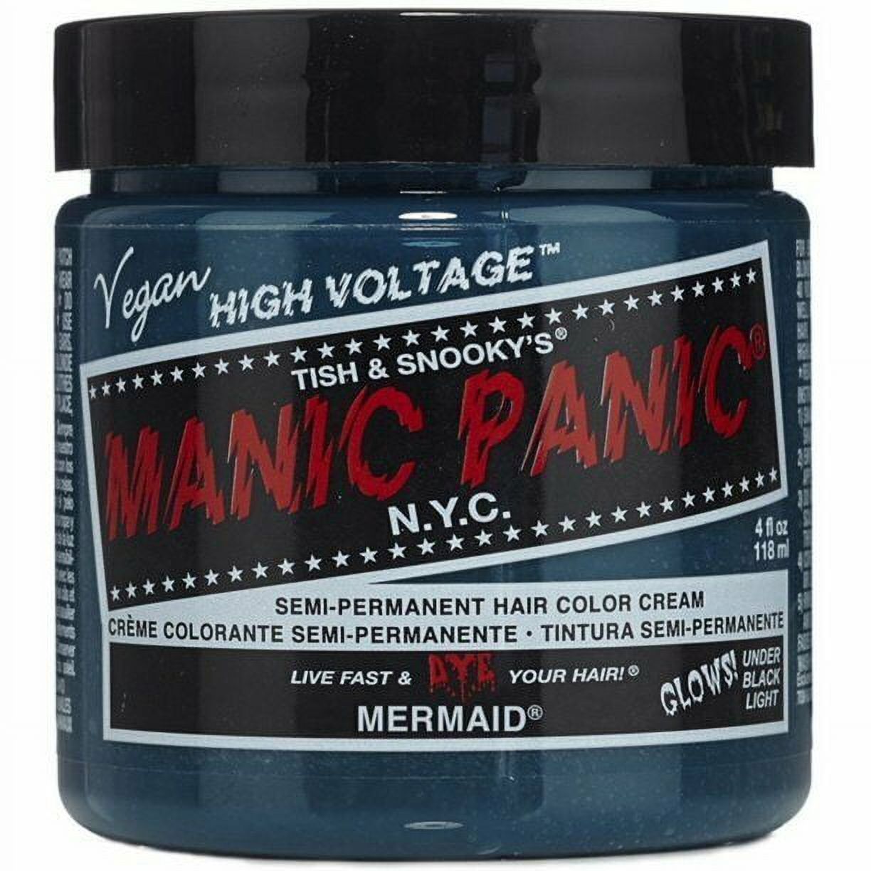 Manic Panic Vegan Semi Permanent Hair Color Shade 25 Mermaid - Walmart.com