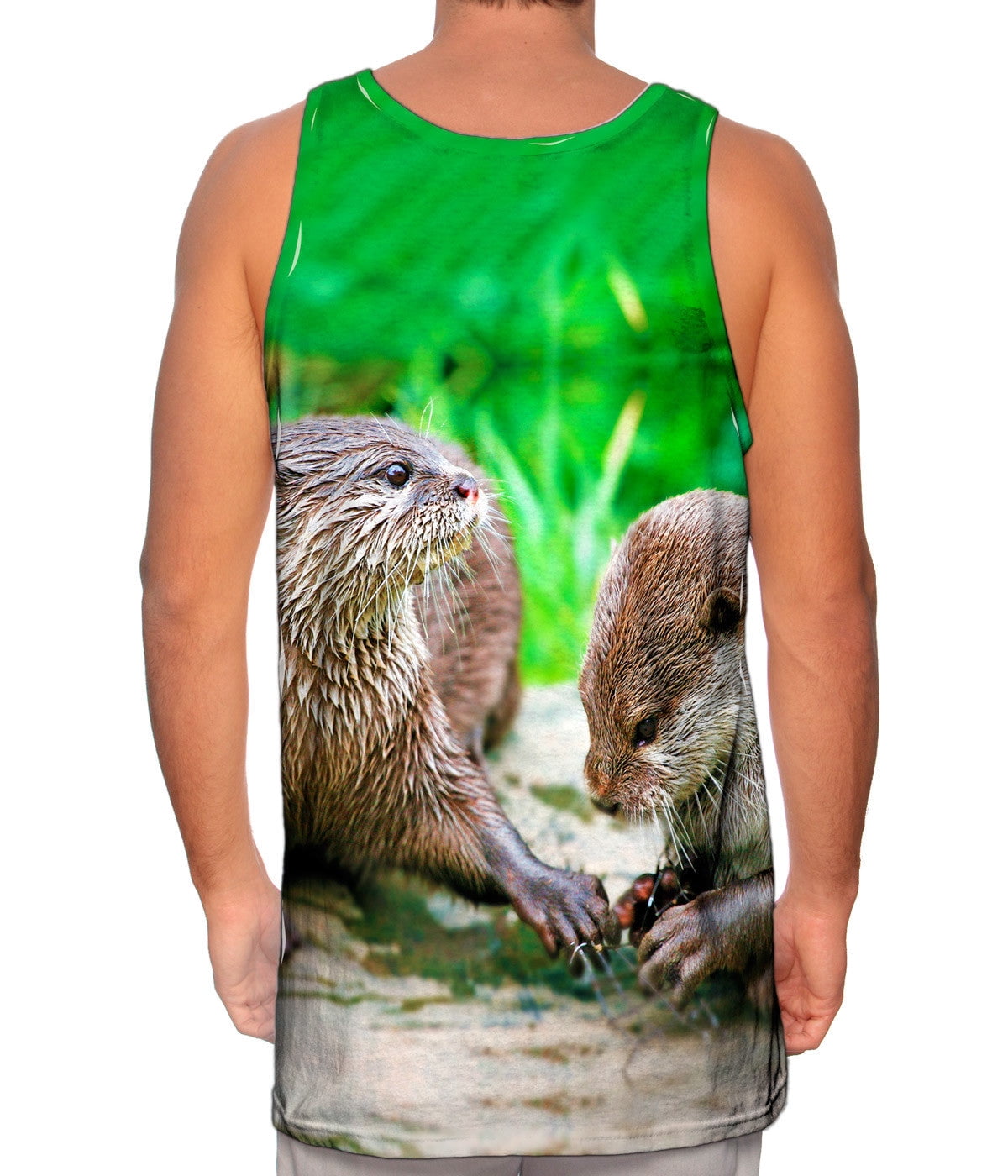 Manicure Asiatic Otters Tank Top - Walmart.com