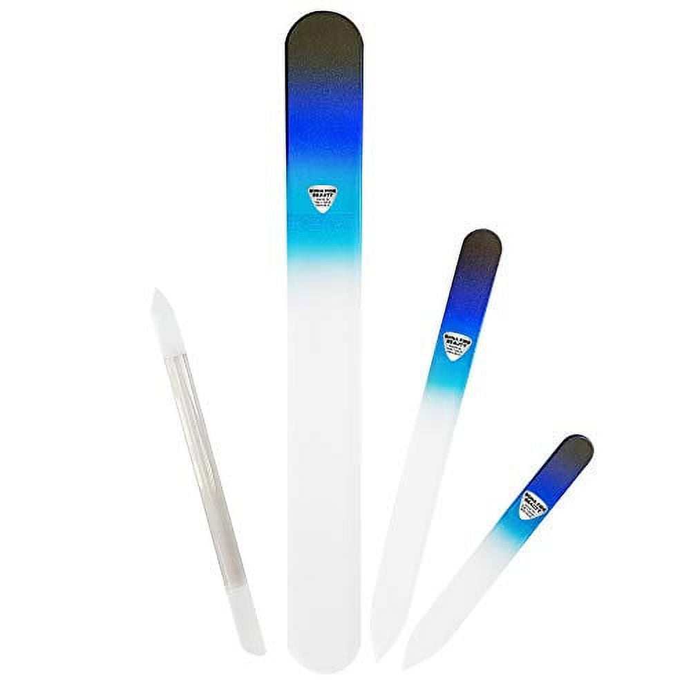Manicure Pedicure Glass Nail File Set, Toenail & Fingernail Files ...