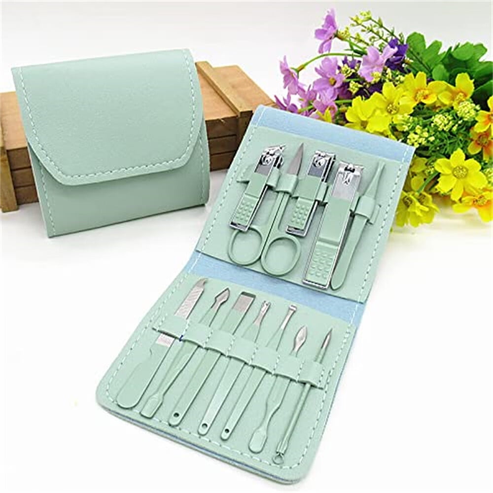 Manicure Set 12 in 1 Nail Clipper set, Odies nail clippers, fingernail ...