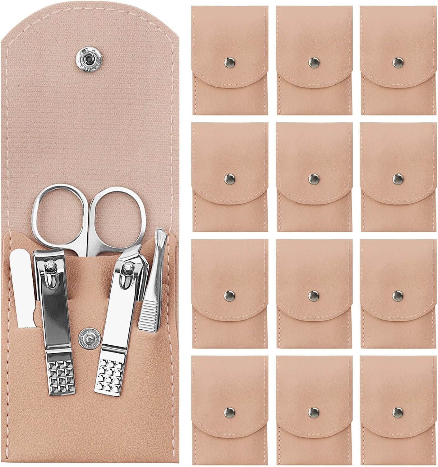 Manicure Set Bulk, Nail Clippers Kit Stainless Steel Fingernail ...