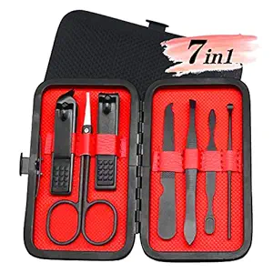 Manicure Set Manicure Pedicure Kit Nail Grooming Kit for Men, 7 in 1 ...
